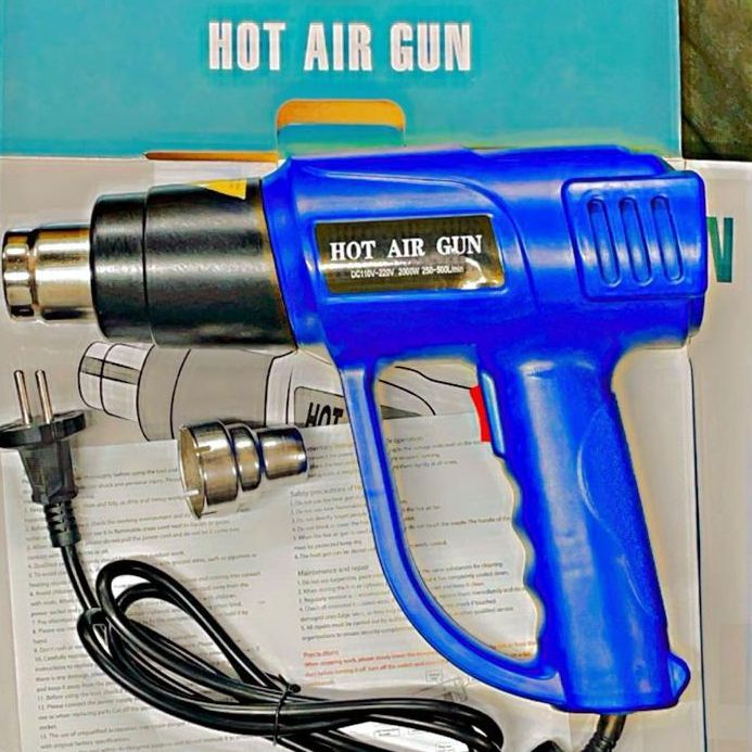 Hot Air Gun Industrial Type / 2000W High And Low Temperature Adjustment ...
