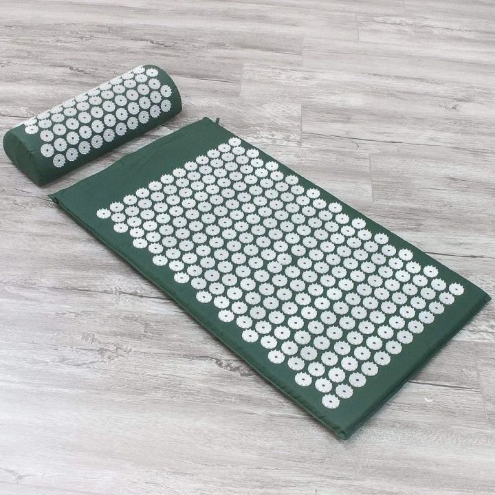 Acupressure Mat and Pillow Set-Ideal for Back and Neck Pain Relief ...