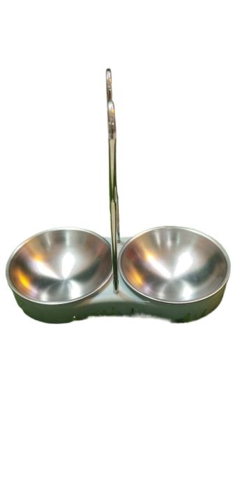 Stainless Steel Spoon Rest Soup Ladle Colander Holder Stand Rack for ...