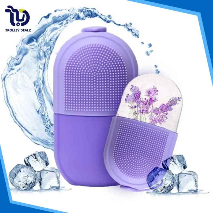 Silicon Ice Roller with Shell Design – Beauty Ice Cube Roller Massager ...