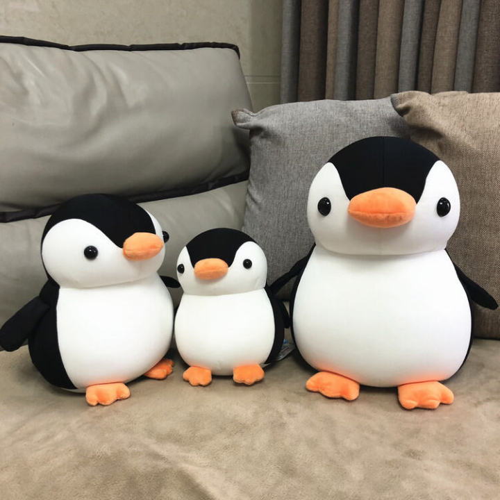 Cute Penguin Doll Soft Snowflake Particles Foam Nanoparticles Stuffed ...