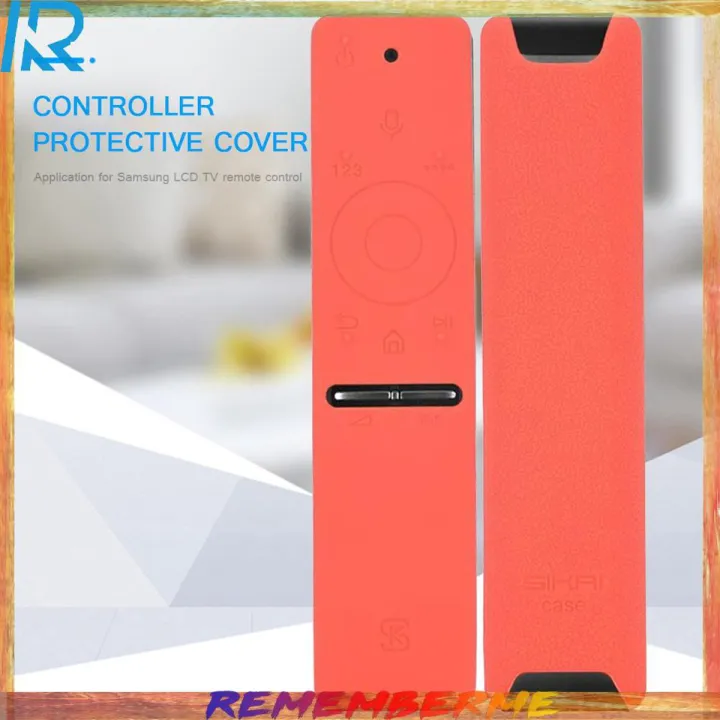 REM-Silicone Shockproof Remote Control Cover for Samsung Smart LCD TV ...