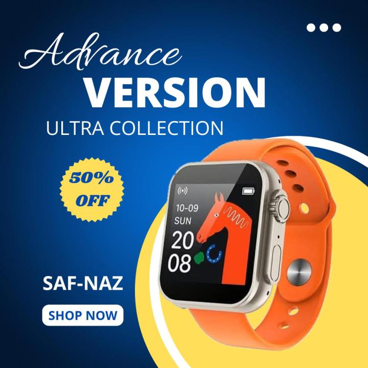 Advanced Ultra Pro Version Bluetooth Digital Wrist Smart Watch IP67 ...