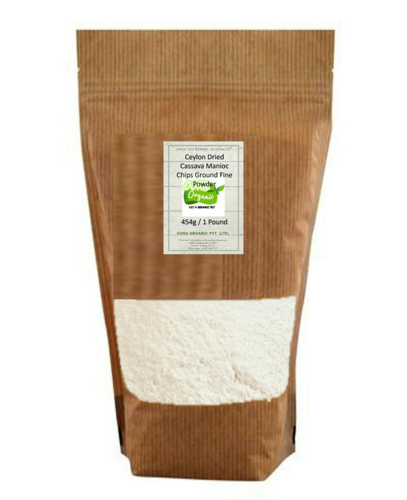 Dried Cassava Manioc Tapioca Ground Fine Powder Organic Vegan Food ...