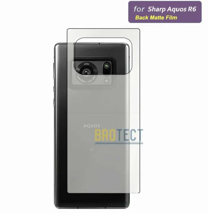Sharp Aquos R6 Back Protector Matte Skin Vinyl Film Sheet Sticker Wrap ...