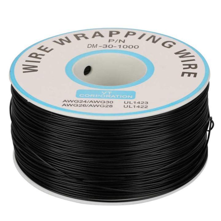 30AWG Wire-Wrapping Single Copper Wire Strand 0.25mm Cable Core Dia 5 ...