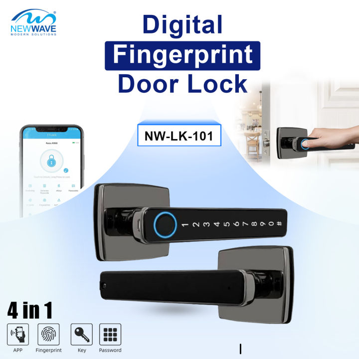 Smart Door Lock LK-101 with Fingerprint | Daraz.pk