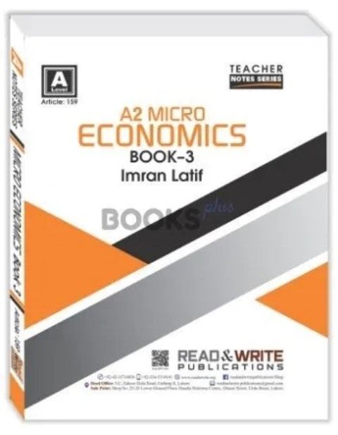 Micro Economics Book 3 A2 Level Notes by Imran Latif Art #159 | Daraz.pk