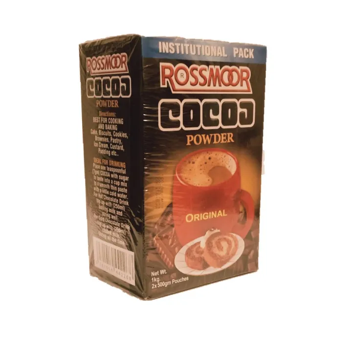 Rossmoor Original Cocoa Powder 1KG (500GM X 2 Pouches Institutional ...