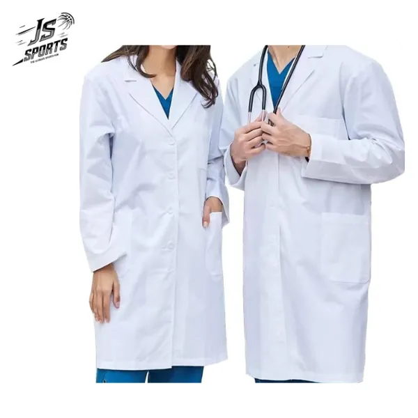 Lab Coat for Doctors and Students White Apron Medical Coat Science Coat ...