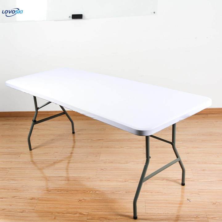 Stretch Fabric Table Top Cap Cover Table Cloth for Banquet Picnic ...
