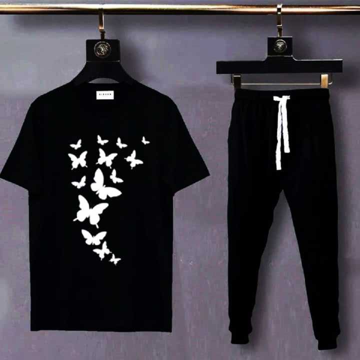 Tracksuit Butterfly New Design For Women,Round Nch Half Sleeves ...