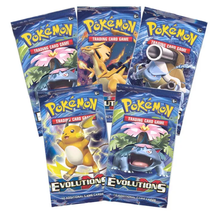 5 pakemon sachet Pokemon Cards For Kids - New Pokemon Trading Card ...