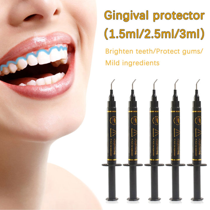 1.5/2.5/3ML Dental Syringe Gum Protector Gel Clinic Gingival Barrier ...