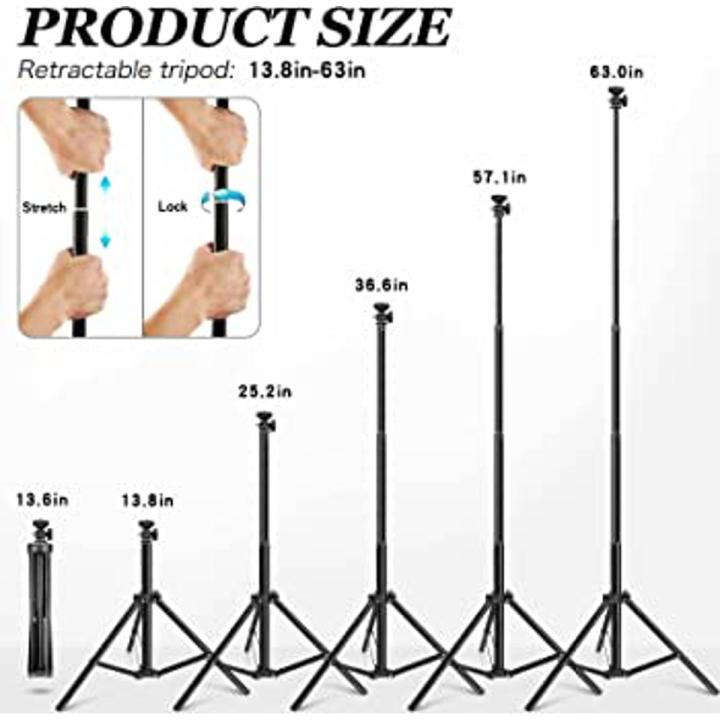 2.1M/7ft Tripod Stand for Photo Video Studio Lighting Kit Support ...