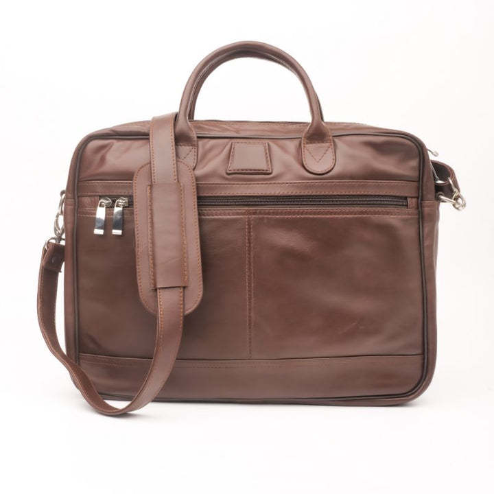 Executive Cow Leather Laptop Bag | Daraz.pk