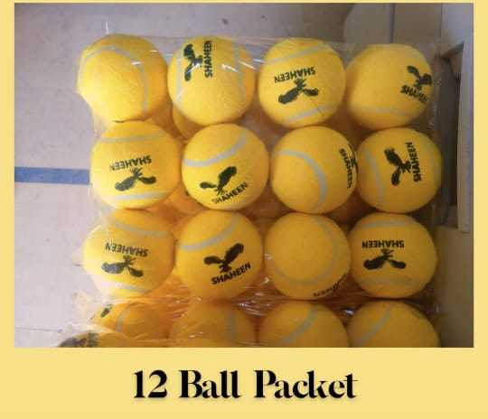 Shaheen ball by BS Stationery | 72 mm Tennis Ball | Pack of 12 | Daraz.pk