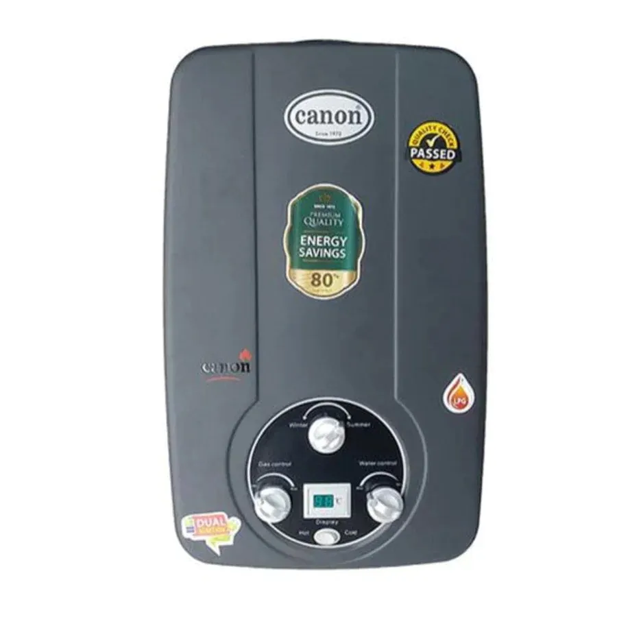 CANON INSTANT GAS GEYSER 12 LITER Model 24DD NG | Daraz.pk