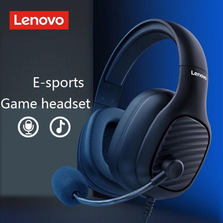 Lenovo G40 PRO Gaming Headsets Wired Headphones Stereo Bass Headsets With Mic For PC Laptop ...