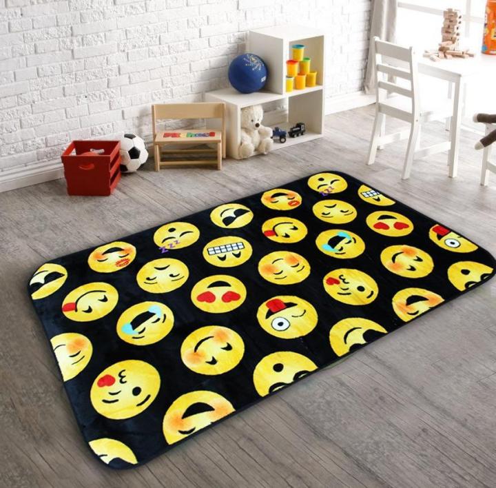 Black Emoji Rug | Daraz.pk: Buy Online at Best Prices in Pakistan ...