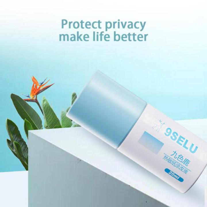 Thermal Paper Data Protection Fluid Security Stamp Identity Protection ...