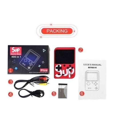 SUP X Game Box 400 Games In 1 Console With TV Connectio | Daraz.pk