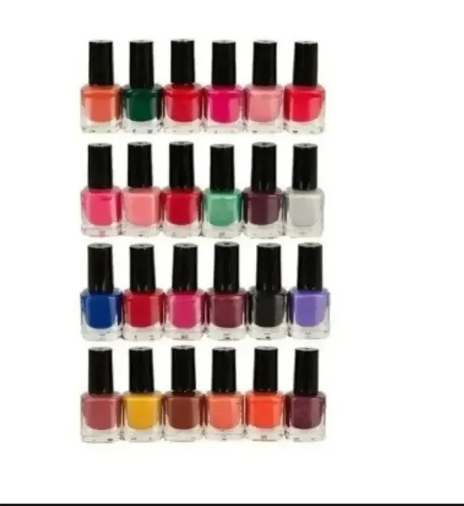 Pack Of 24 Peel Of Nail Paints Branded Quality 24 Pieces Multicolor ...