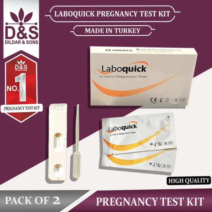 Laboquick Pregnancy Test Kit – Pack of 2 | Fast, Accurate & Easy-to-Use ...