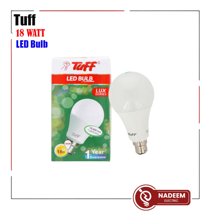 TUFF 18 Watt LED Bulb B 22 | Daraz.pk