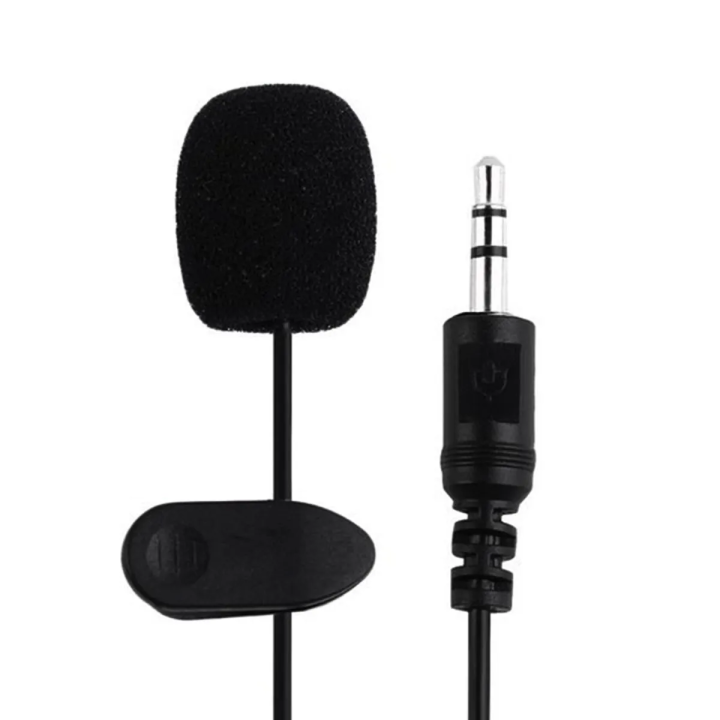 3.5mm Clip Tie Collar Mic - Lapel Mic for Mobile and PC ...