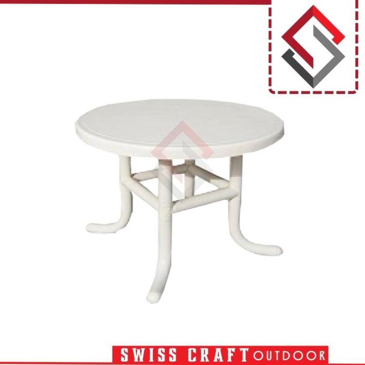SWISS CRAFT | FIBER UPVC FRAME TABLE | OUTDOOR TABLE | FIBER TOP TABLE ...