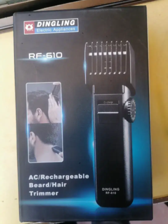 RF-610 Electric Hair & Beard Clipper Trimmer 12 in 1 Cutting Lengths ...