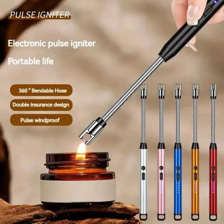 Rechargeable Electric Kitchen Lighter with long Neck,USB Arc lighter ...