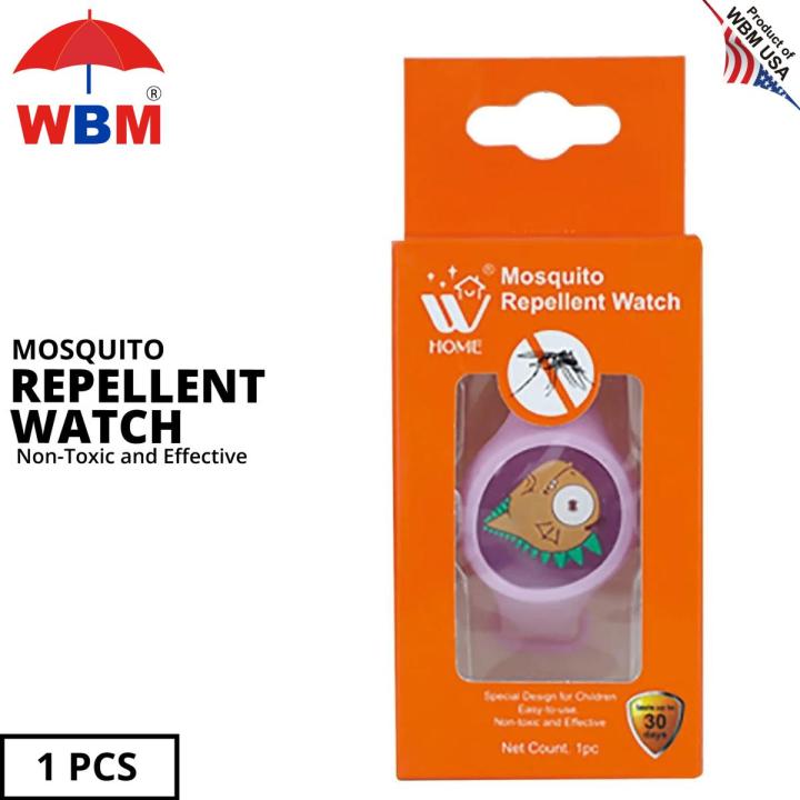 WBM Mosquito Repellent Watch with Flash Light, Deet-Free Insect Killer ...