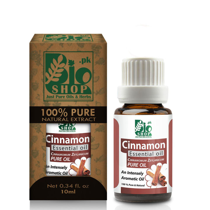 Bio Shop™ Cinnamon Aromatherapy Essential Oil - 100% Pure & Natural ...
