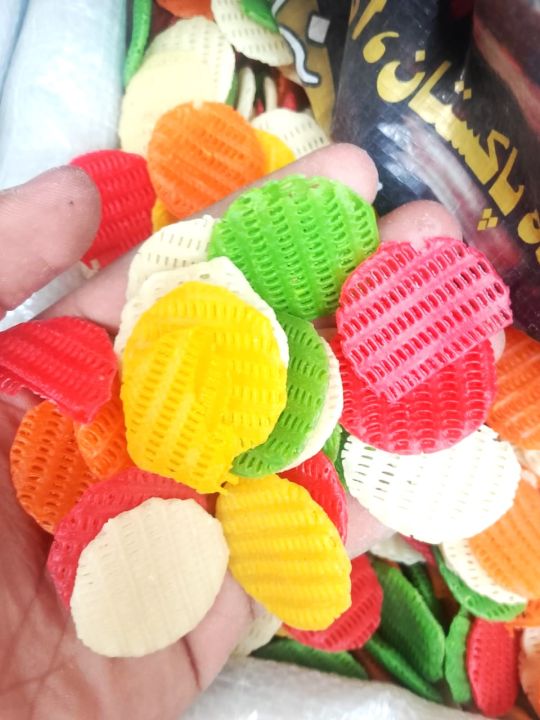 Colorful Jali Circle Papad 125 grams ] Snacks | Papad | Uncooked | papd ...