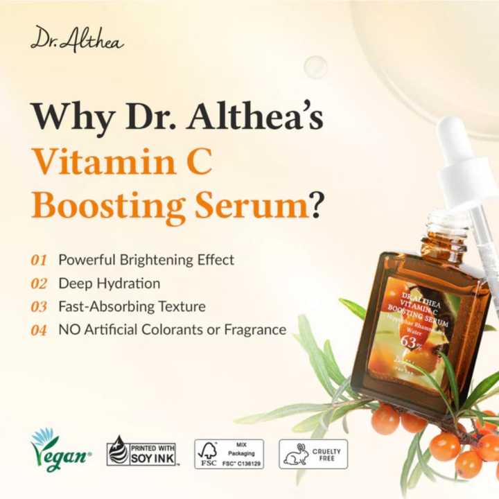 Dr. Althea Vitamin C Boosting Serum Renewed – 30ml | Brightening, Anti ...