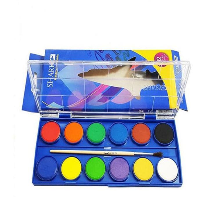 Water Color Plates With Brush | Daraz.pk