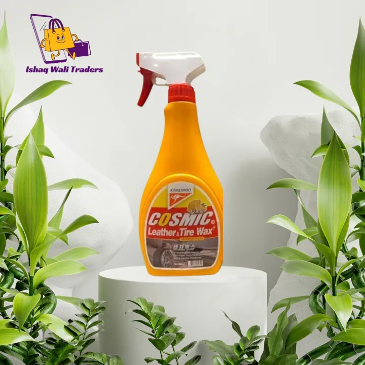 Cosmic leather & Tire Wax 500ml – Car Dashboard Polish & Tyre Shine ...