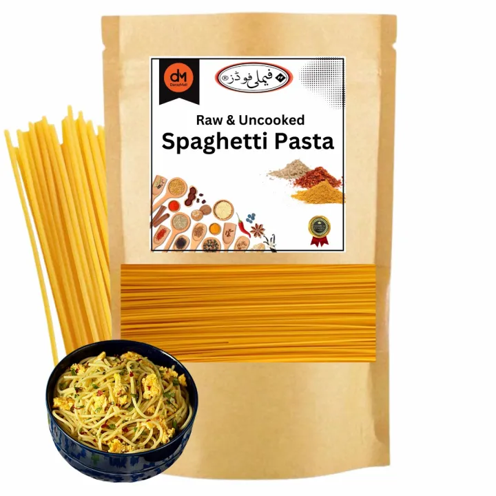 Spaghetti Pasta (Raw & uncooked) - 450 Grams Pack | Daraz.pk