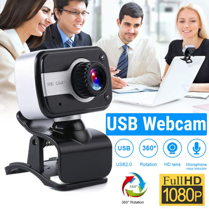 Computer part Upgraded 360° Rotatable HD Desktop Web Camera Portable ...