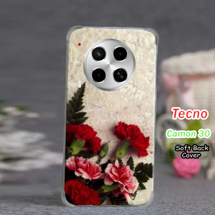 Tecno Camon 30 Back Cover - Floral 2Gud Soft Phone Case For Boys And ...