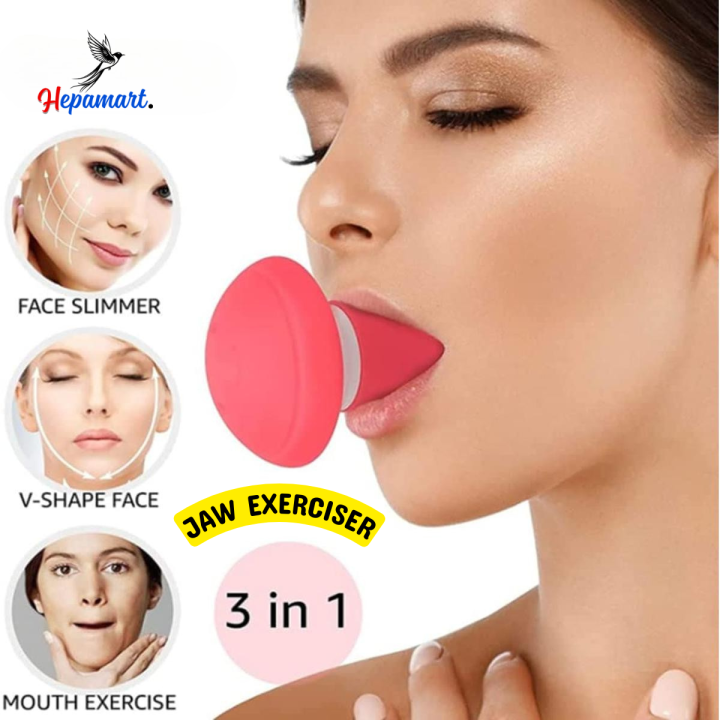 HepaMart Shape Face Slimmer Tool Double Chin Trainer – Jaw Line ...