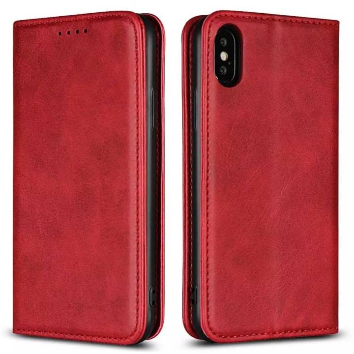iPhone X max Rich Boss Synthetic Leather Flip Cover | Daraz.pk