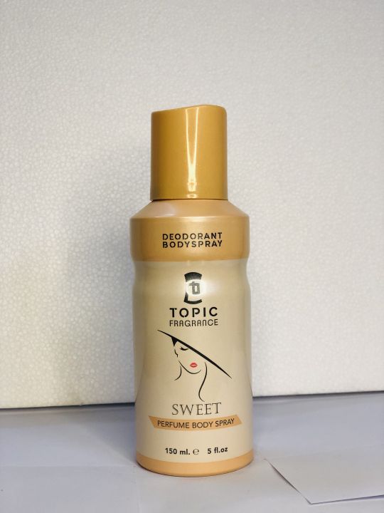 Sweet Body Spray 150ml – Topic | Long-Lasting Fragrance | Perfect Spray ...