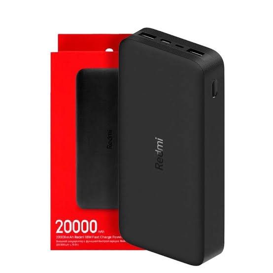 Original Mi POWER BANK 20000 mah WITH 2 INPUT AND 2 OUTPUT 18 W FAST ...