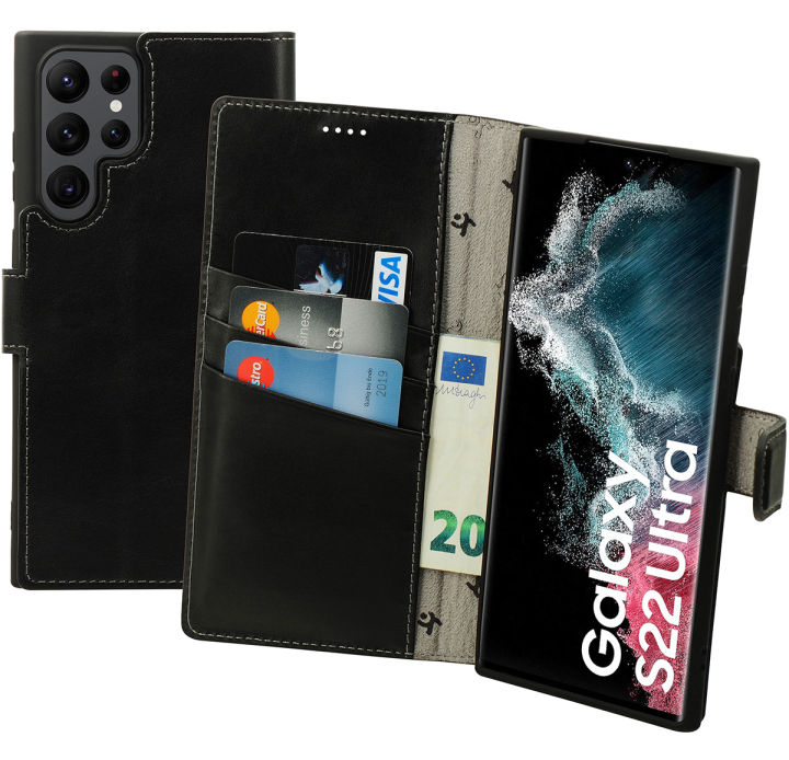 Samsung Glaxy S22 Ultra book cover with multi card pocket's | Daraz.pk