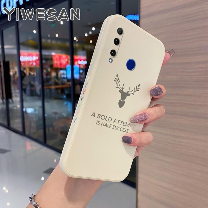 For Huawei P Smart Plus 2019 Case Fashion Tide Deer New Design Square ...
