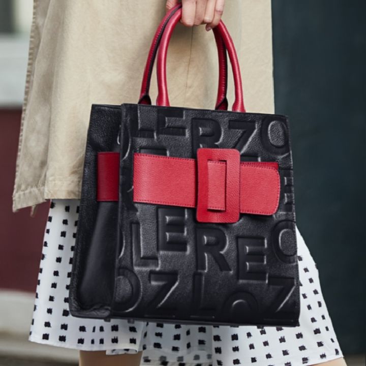 Stock coming!Hurry Buy now!! Cow Leather Shoulder Bags for Women Tote ...