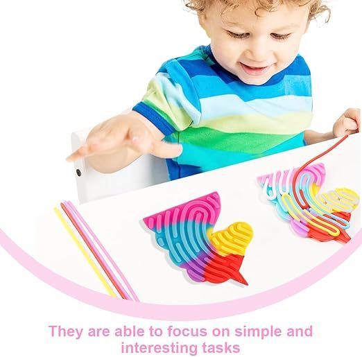 ensory Activity Board for Children, Silicone Push Peel Sensory Board ...